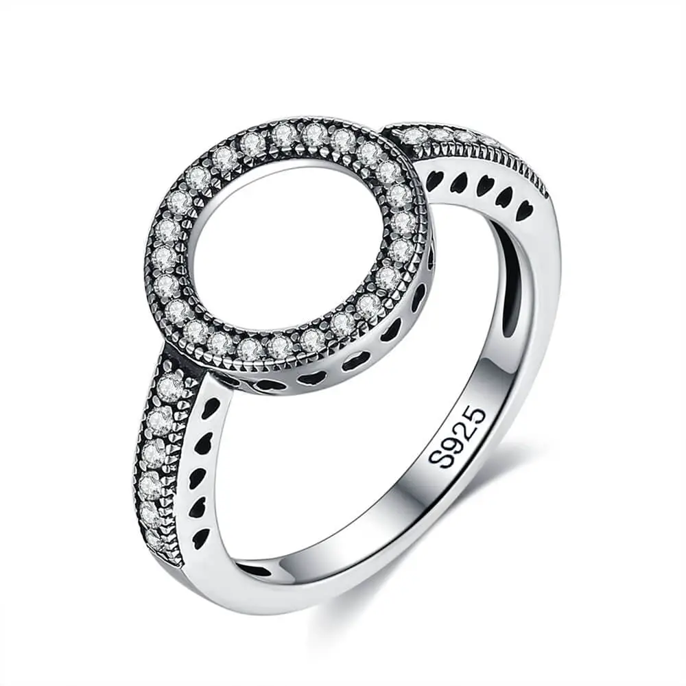 Vintage Open Circle Ring in Sterling Silver | Philophrosyne